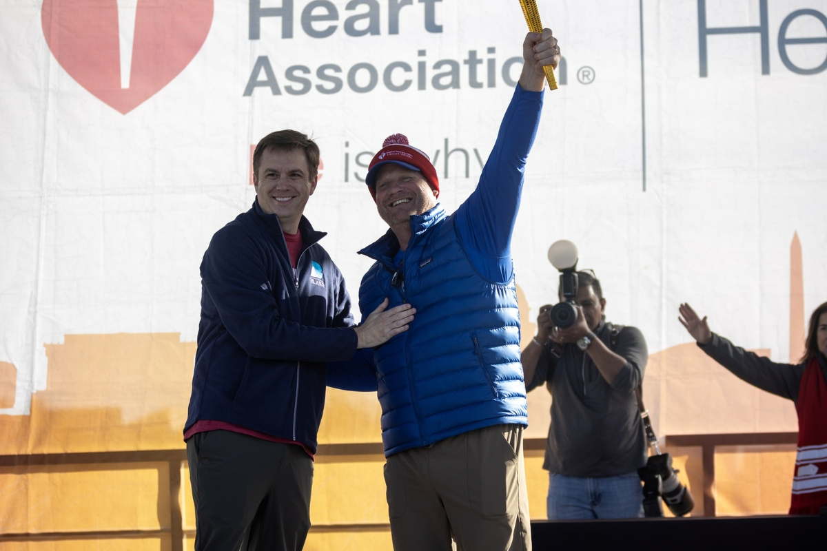 Rocky Thurston of DMI chairs the Greater Washington Region Heart Walk Campaign; Lauren Sipple of ...